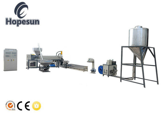 Screw Conveyor Plastic Granules Machine / Polypropylene Waste Plastic Extruder