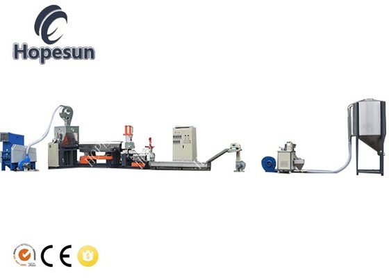 Double Stage Pvc Pelletizing Machine / Pvc Recycling Machine High Speed