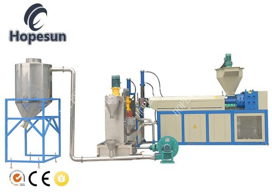 Water Ring Cutting Plastic Flakes Recycling Machine HDPE Hard Material