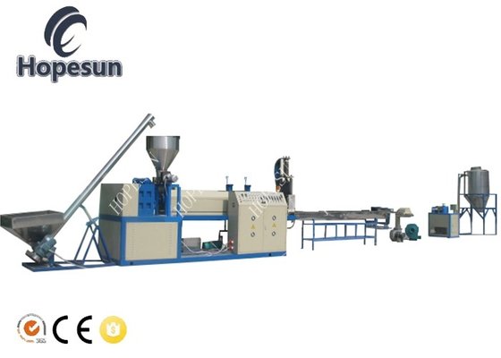 Extruder Plastic Granules Manufacturing Machine Single Stage Pelletizing