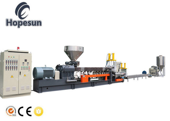 Waste Abs Twin Screw Compounding Extruder Co Rotating Pelletizing Customized