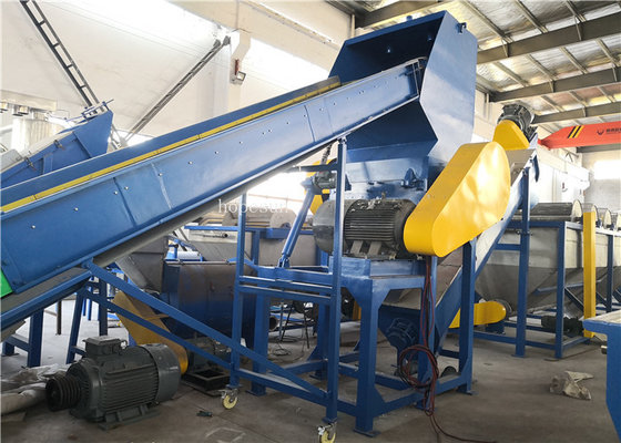 High Speed Plastic Bag Recycling Plant Hot Washing System Included 500kg/H
